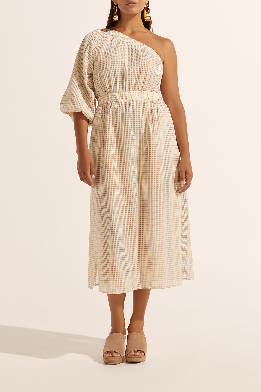 invite dress - elm check – zoe kratzmann