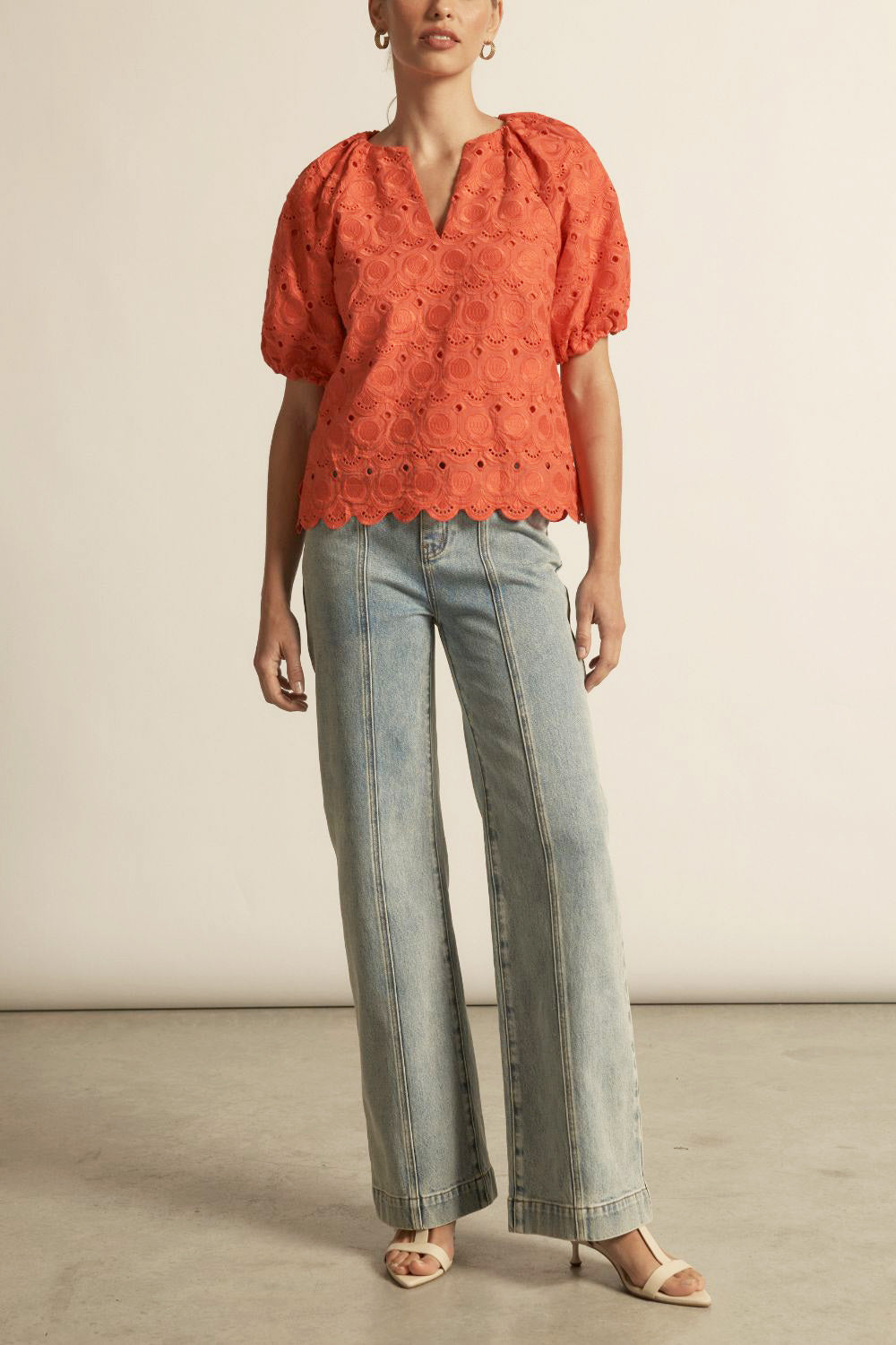 Rouse Top - persimmon – zoe kratzmann