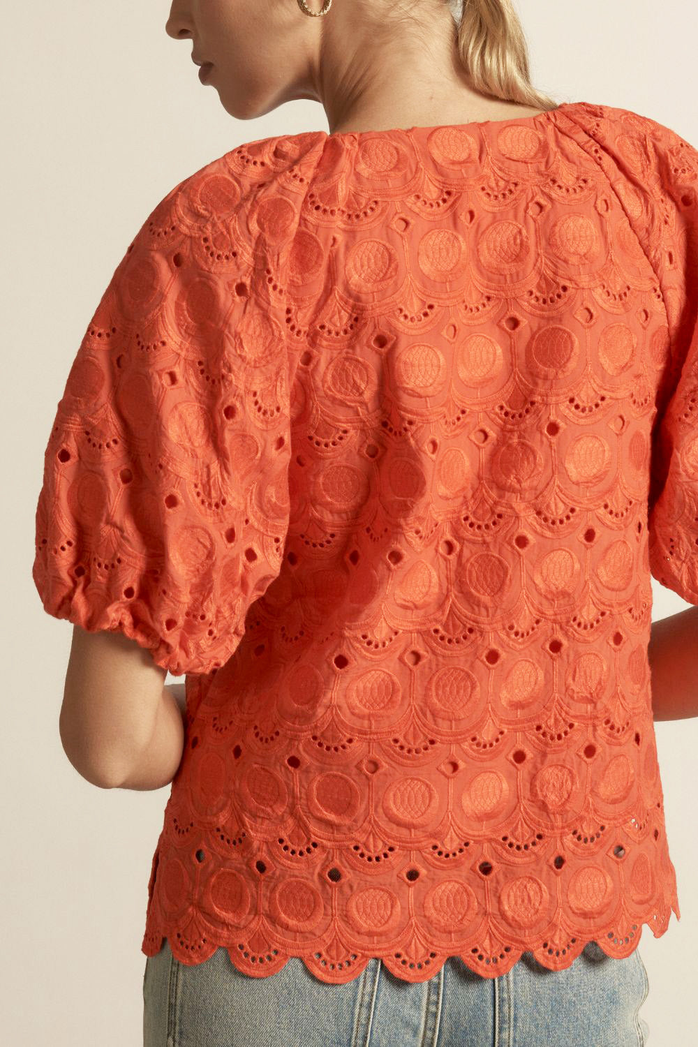 Rouse Top - persimmon – zoe kratzmann