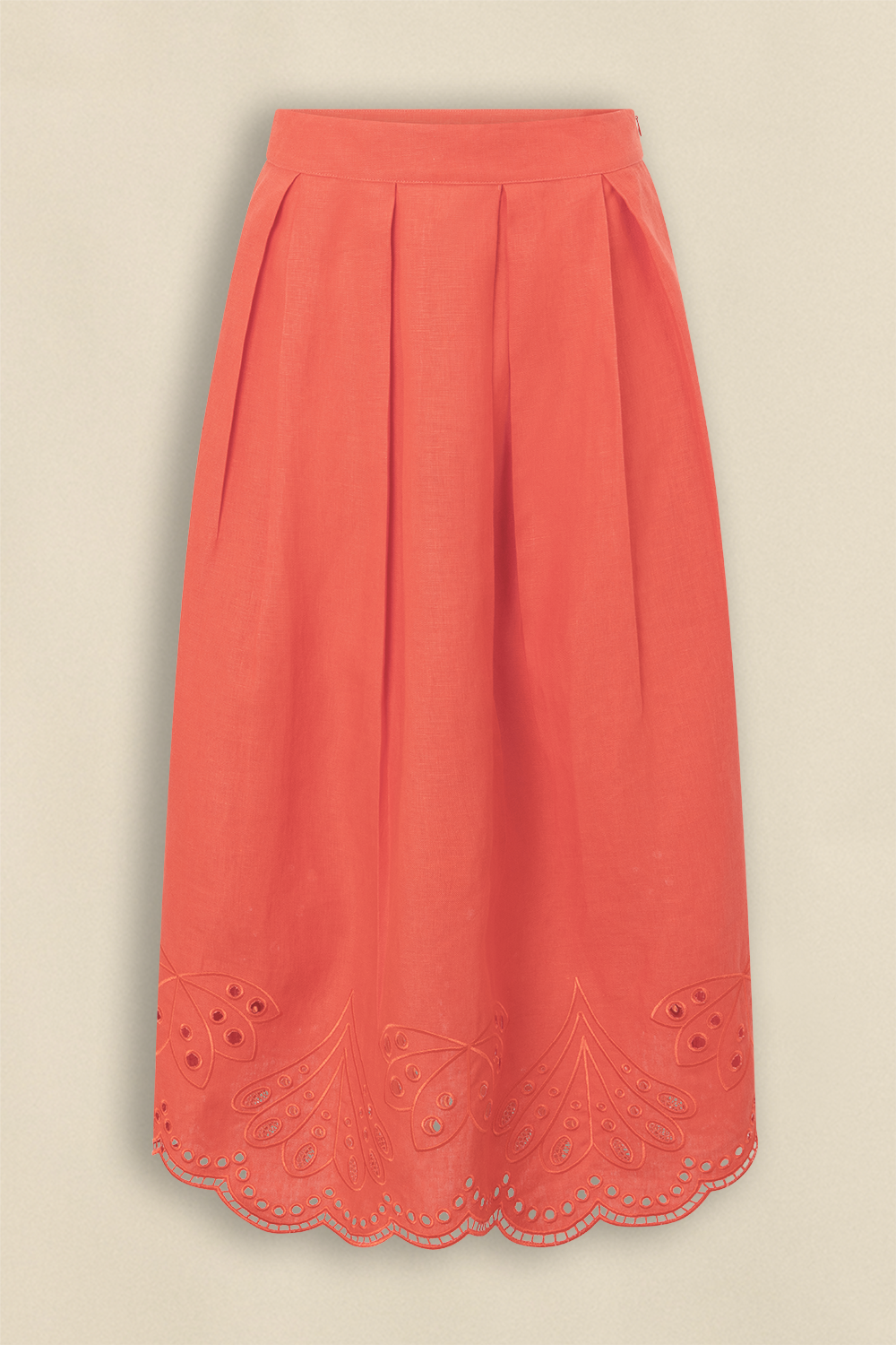 jetty skirt - melon – zoe kratzmann