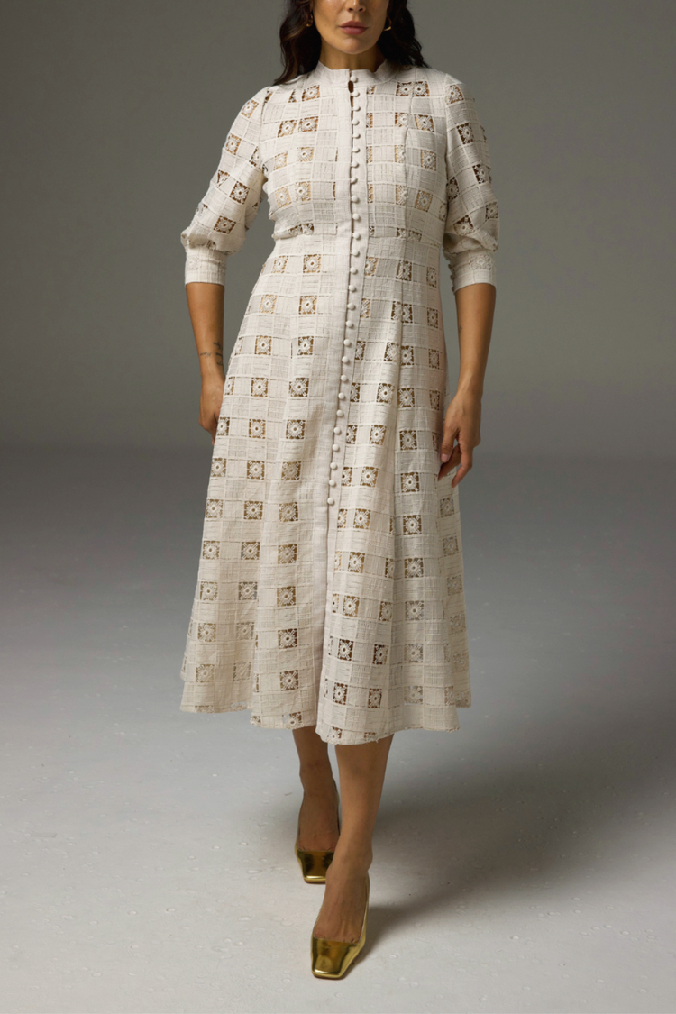 beguile dress - cream – zoe kratzmann