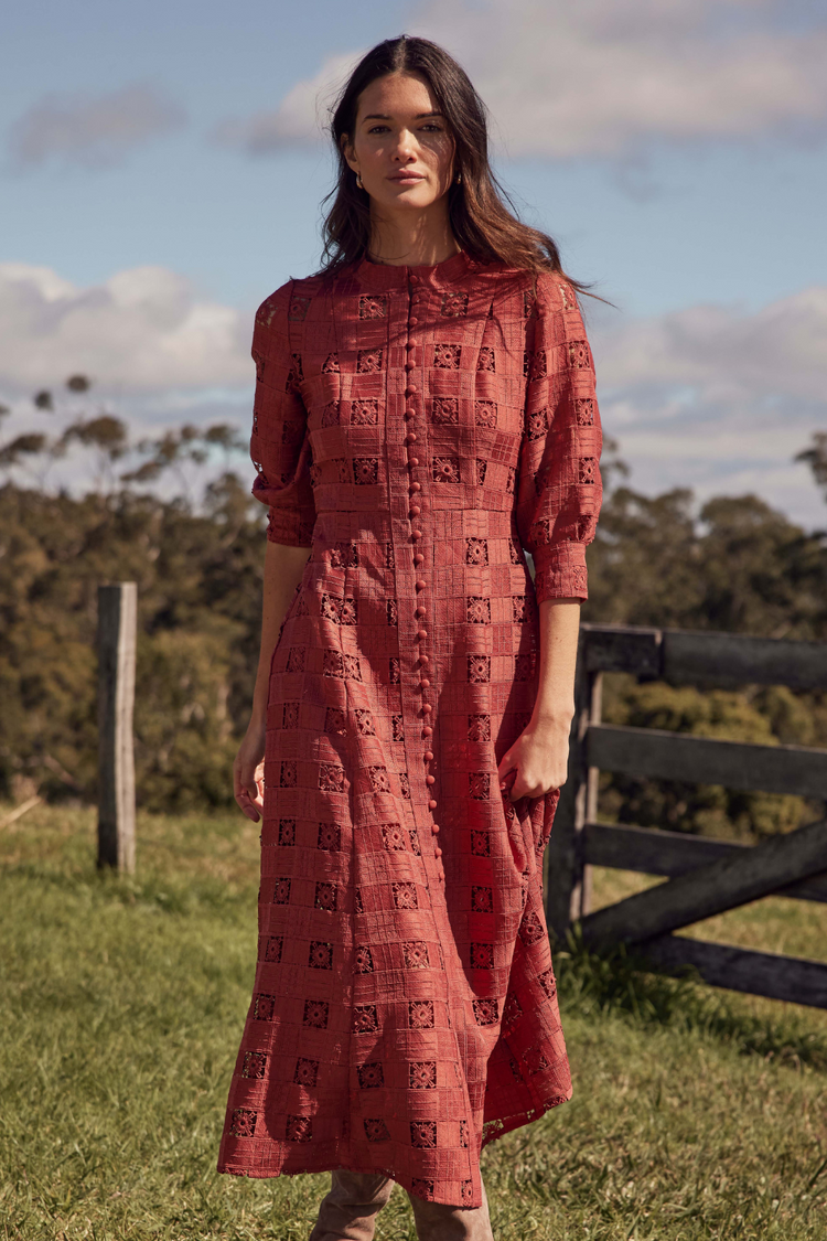 beguile dress - clay – zoe kratzmann