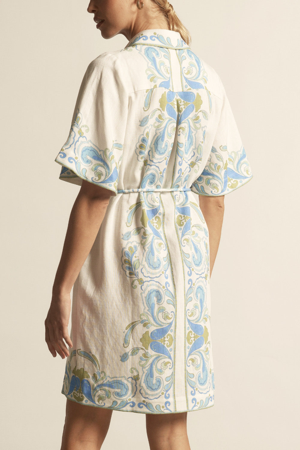 Forum Tunic Dress - aqua mirage – zoe kratzmann