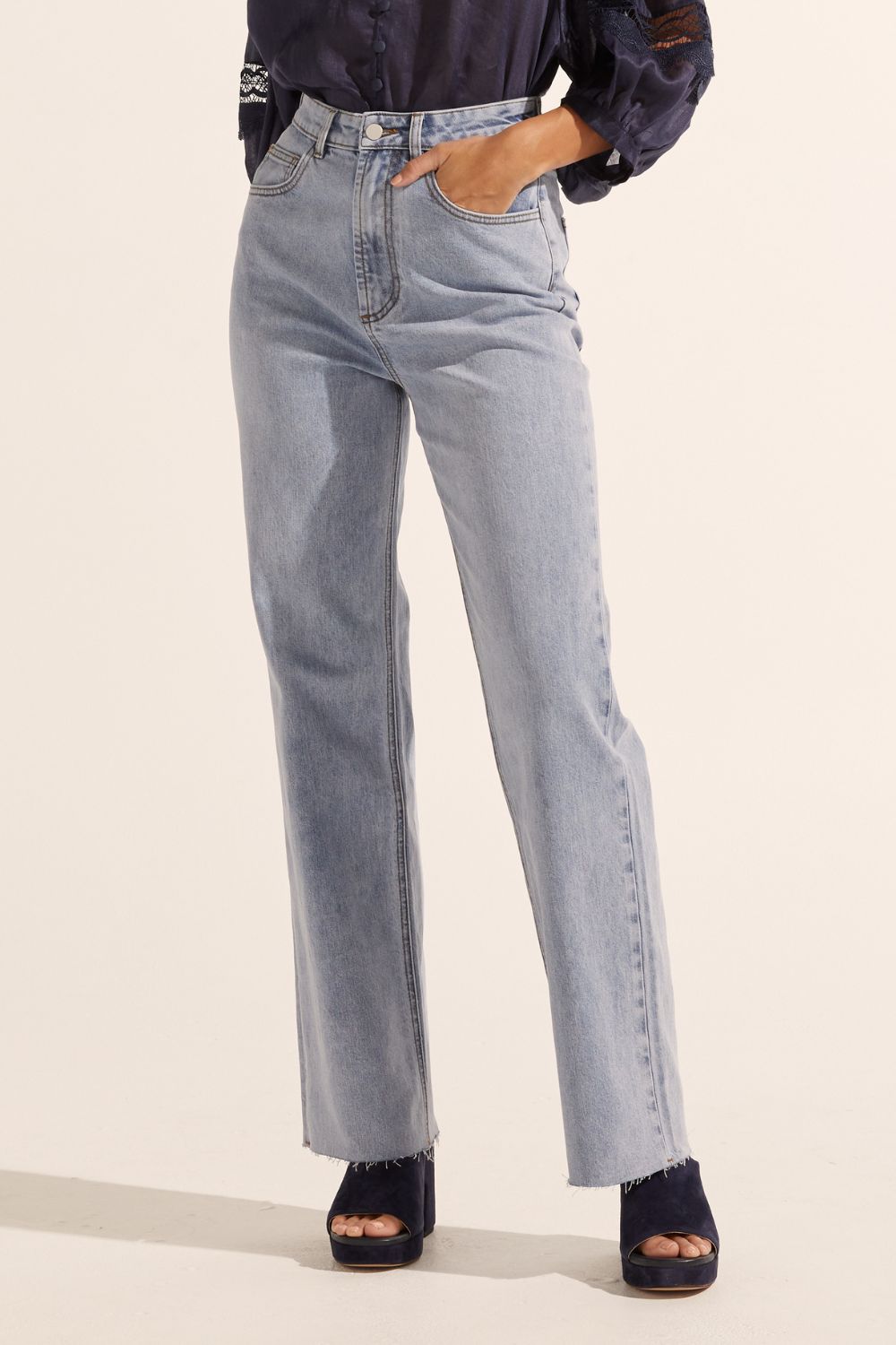 guard jean - washed denim – zoe kratzmann