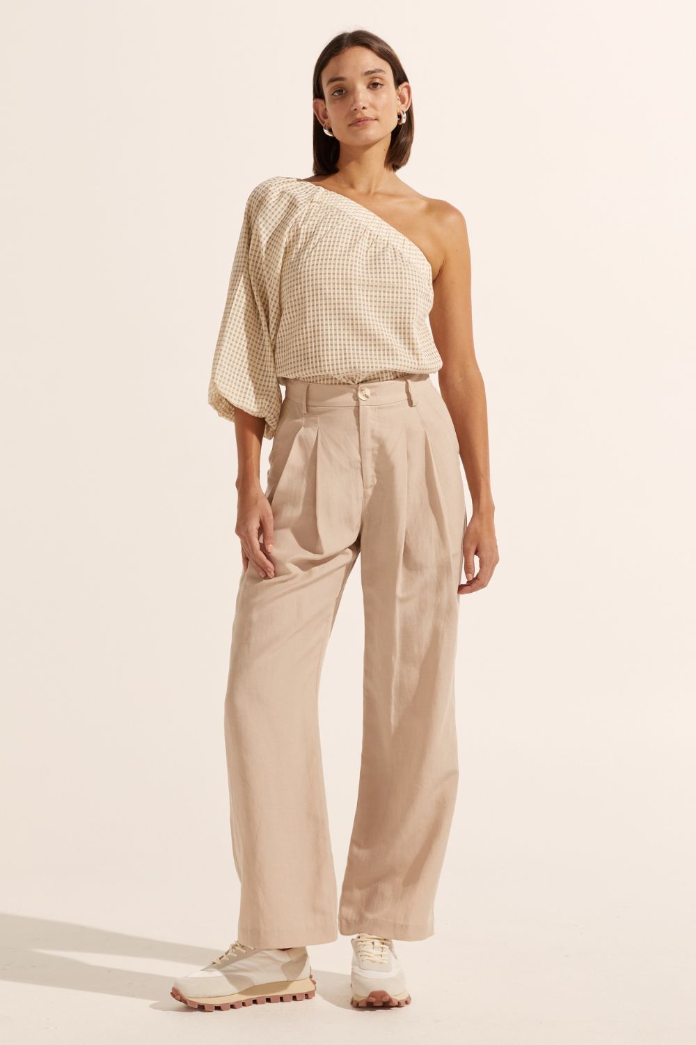 hallmark top - elm check – zoe kratzmann