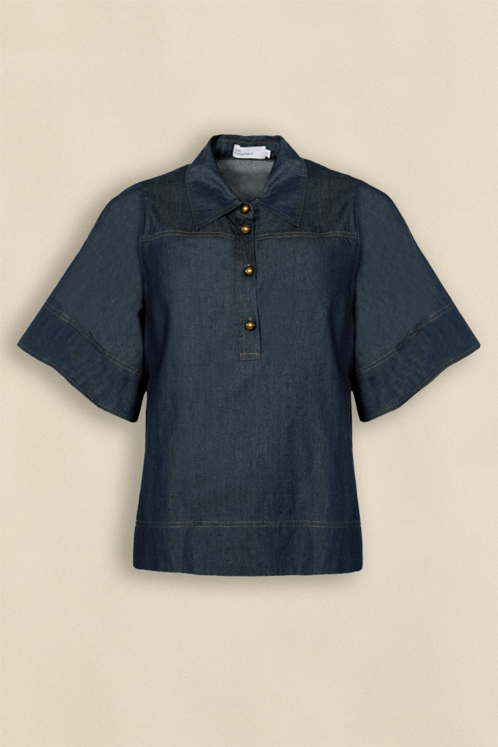 insinuate top - dark chambray – zoe kratzmann