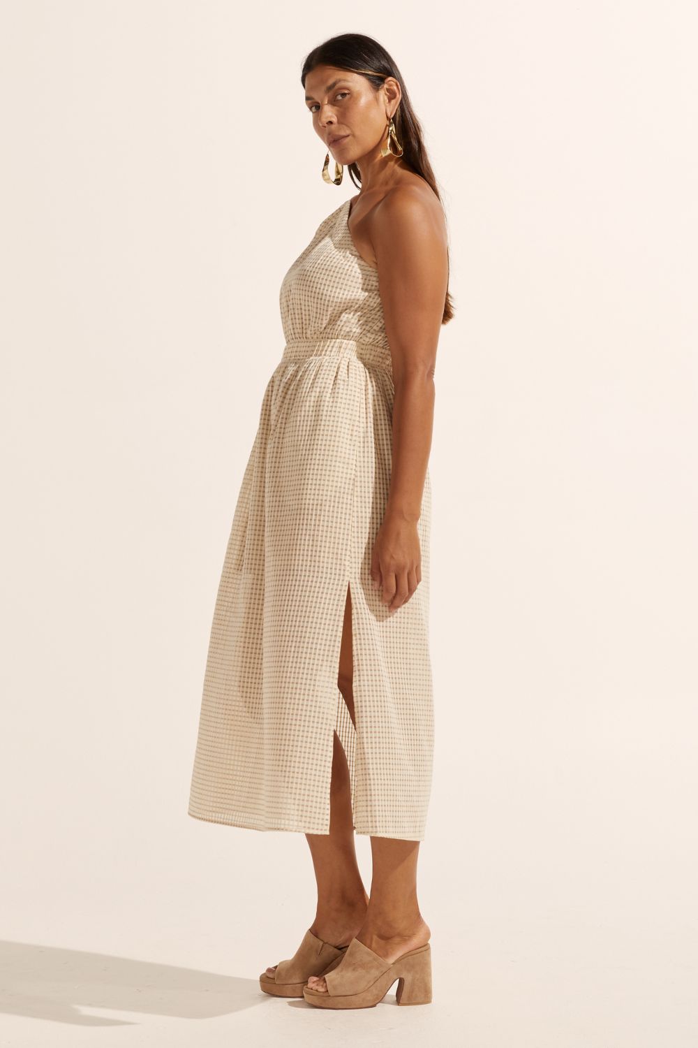 invite dress - elm check – zoe kratzmann