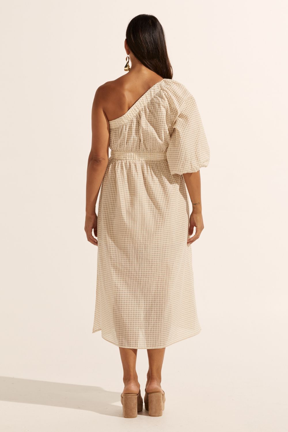 invite dress - elm check – zoe kratzmann