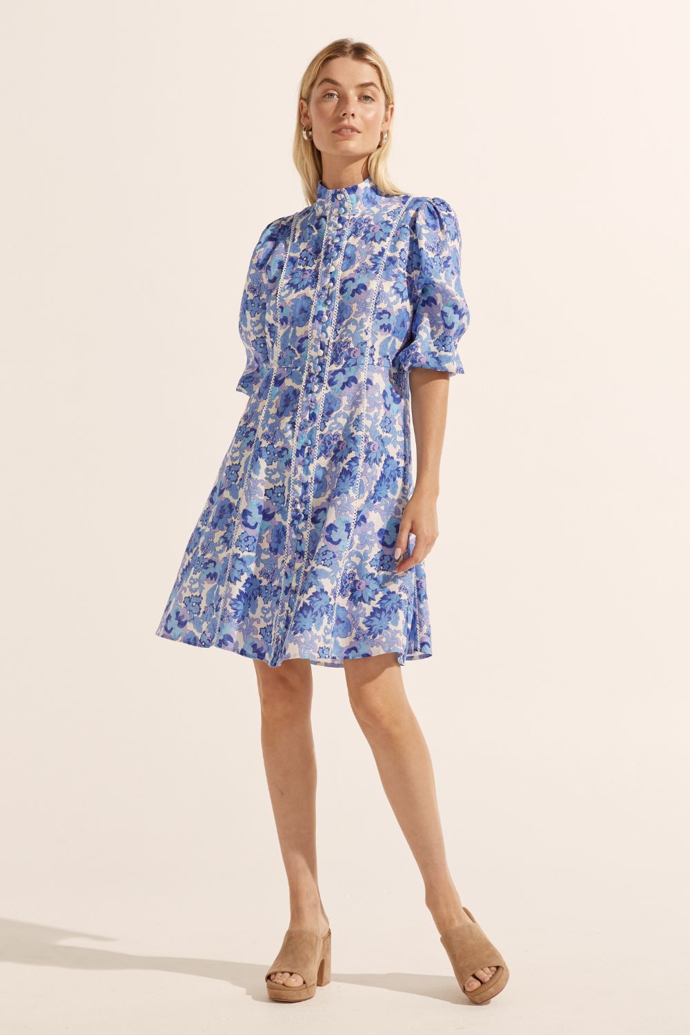 jargon dress - pacific floral – zoe kratzmann