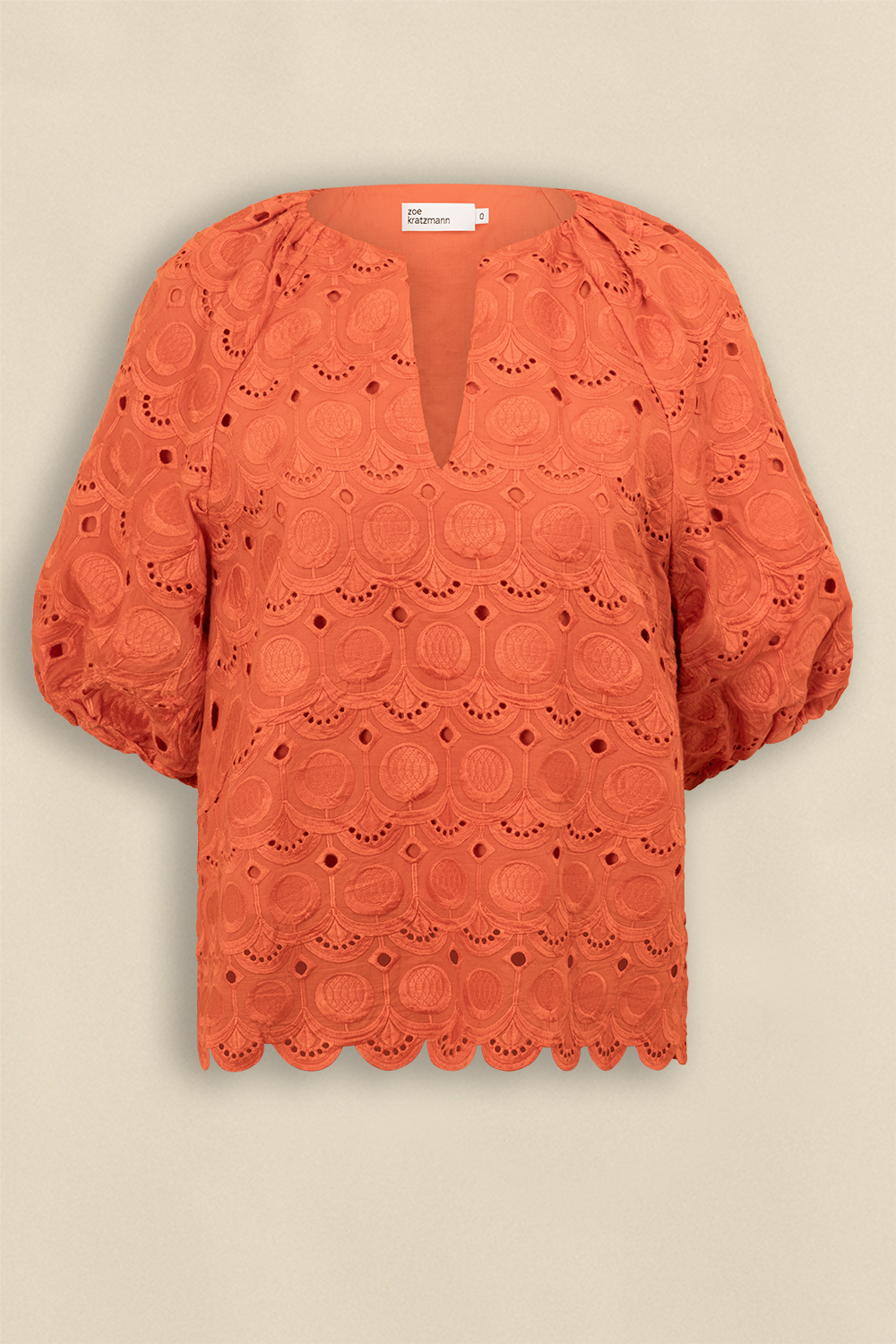 Rouse Top - persimmon – zoe kratzmann