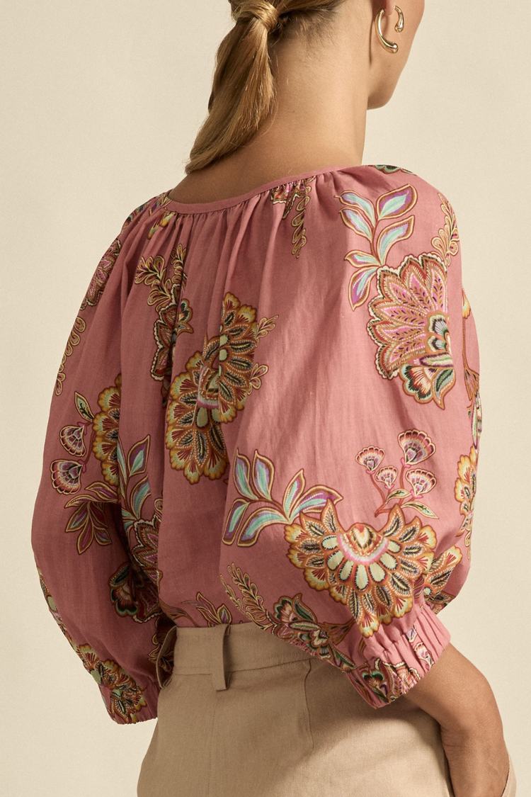 tranquil top - kgari bloom – zoe kratzmann